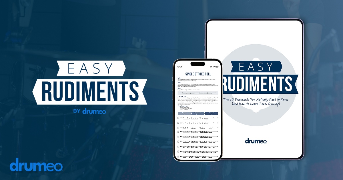 Easy Rudiments E-Book | Drumeo
