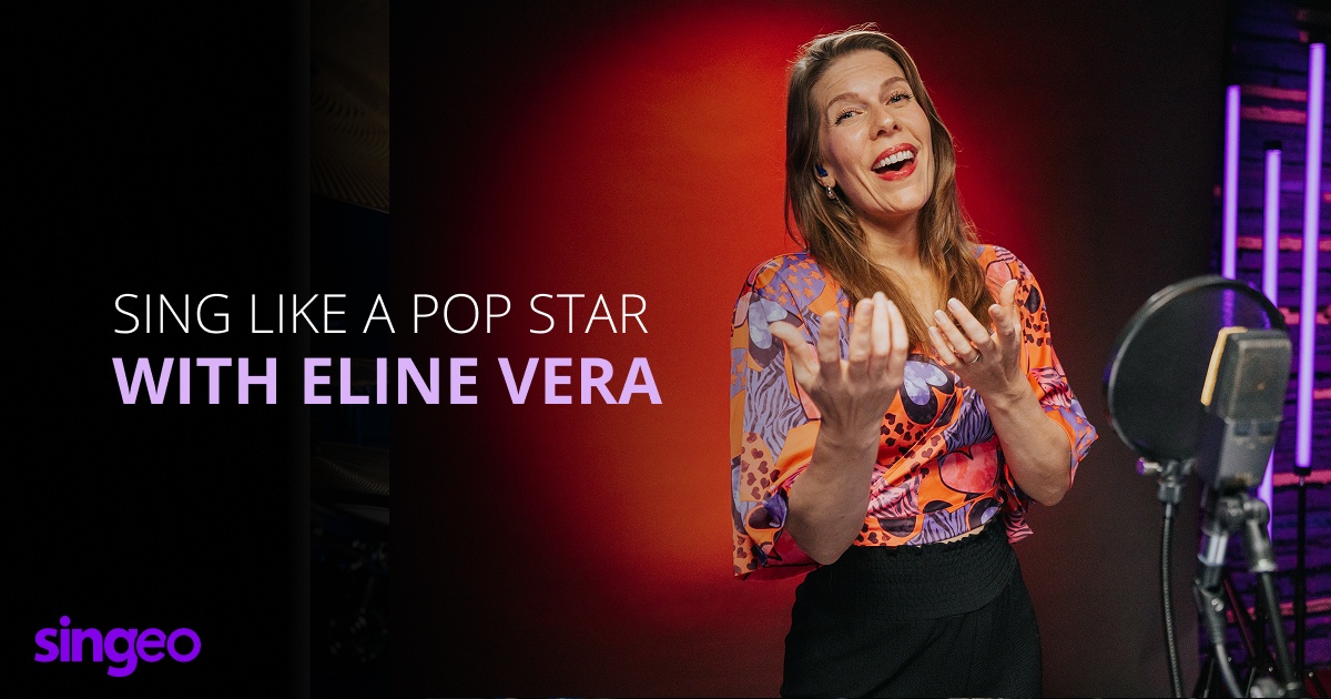 Sing like a pop star with Eline Vera | Singeo